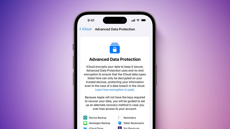 iOS 16.3 Expands Advanced Data Protection Option for iCloud Encryption ...