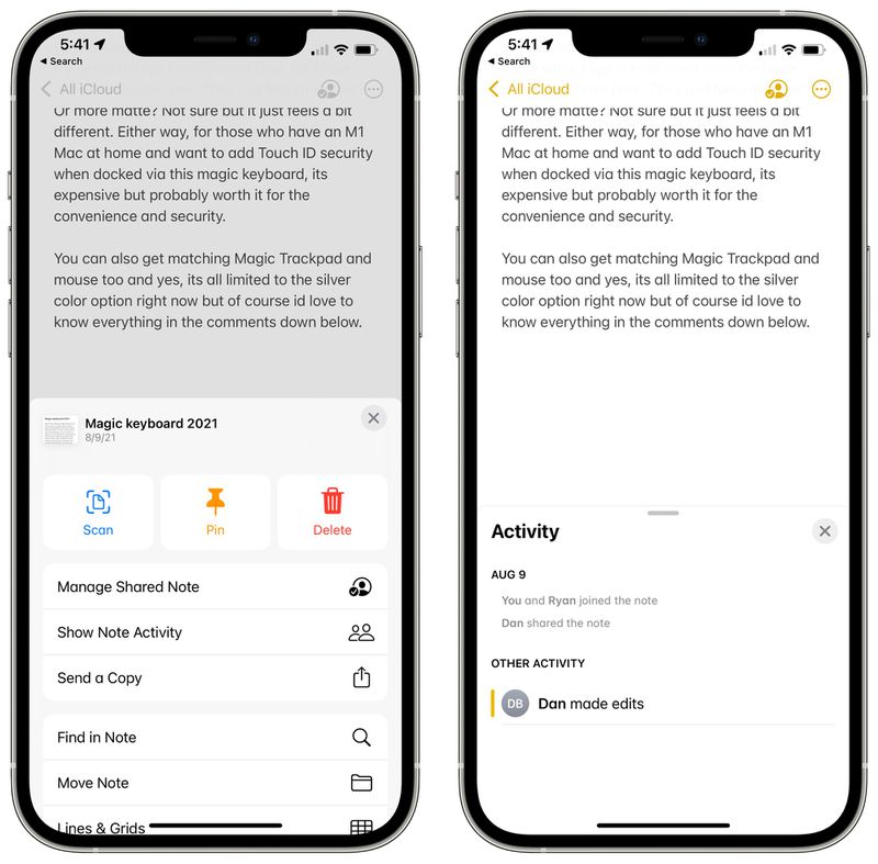 Everything New With the iOS 15 Notes and Reminders Apps - MacRumors