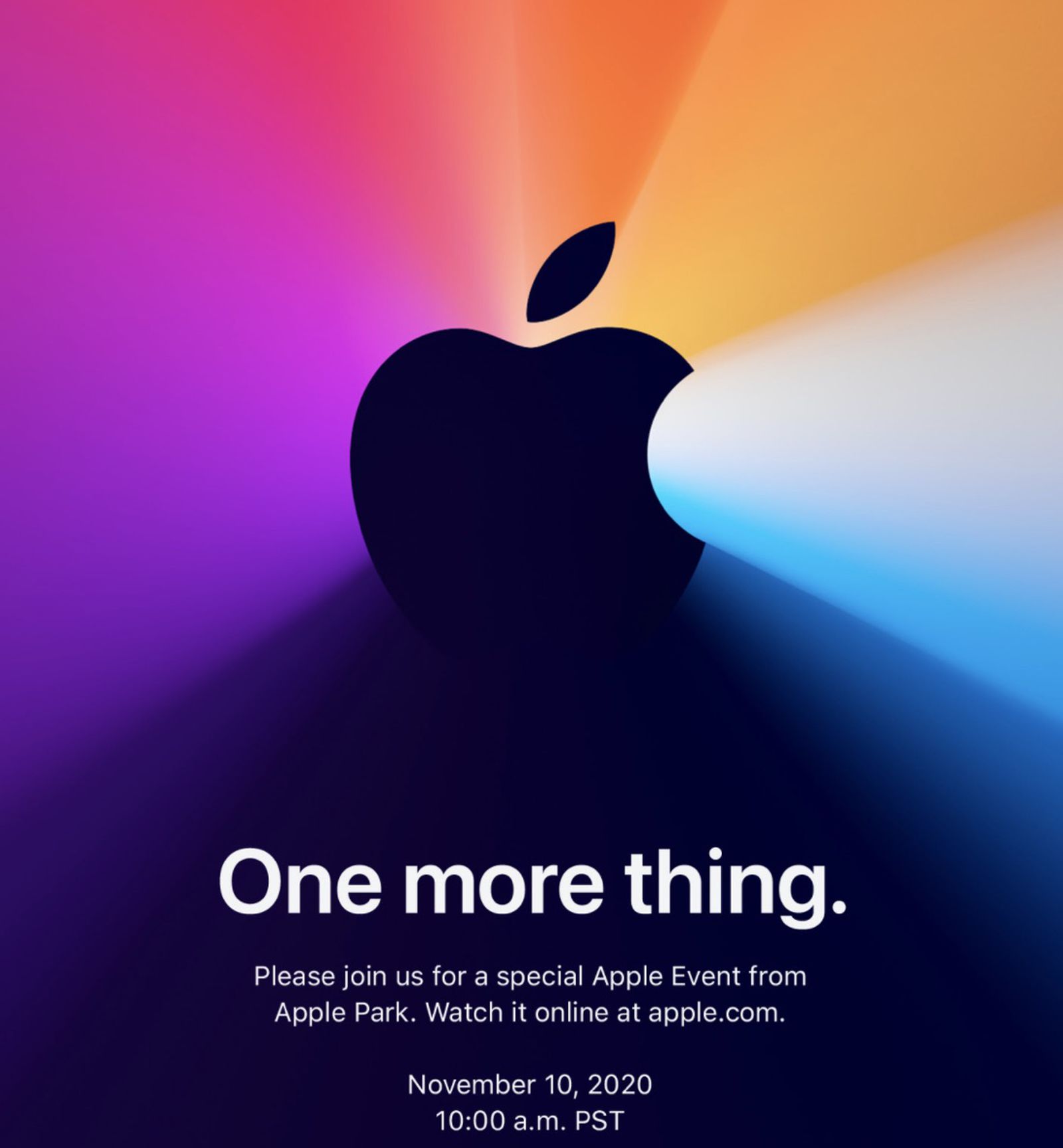 Apple Announces November 10 Event, Apple Silicon Macs Expected to Debut ...