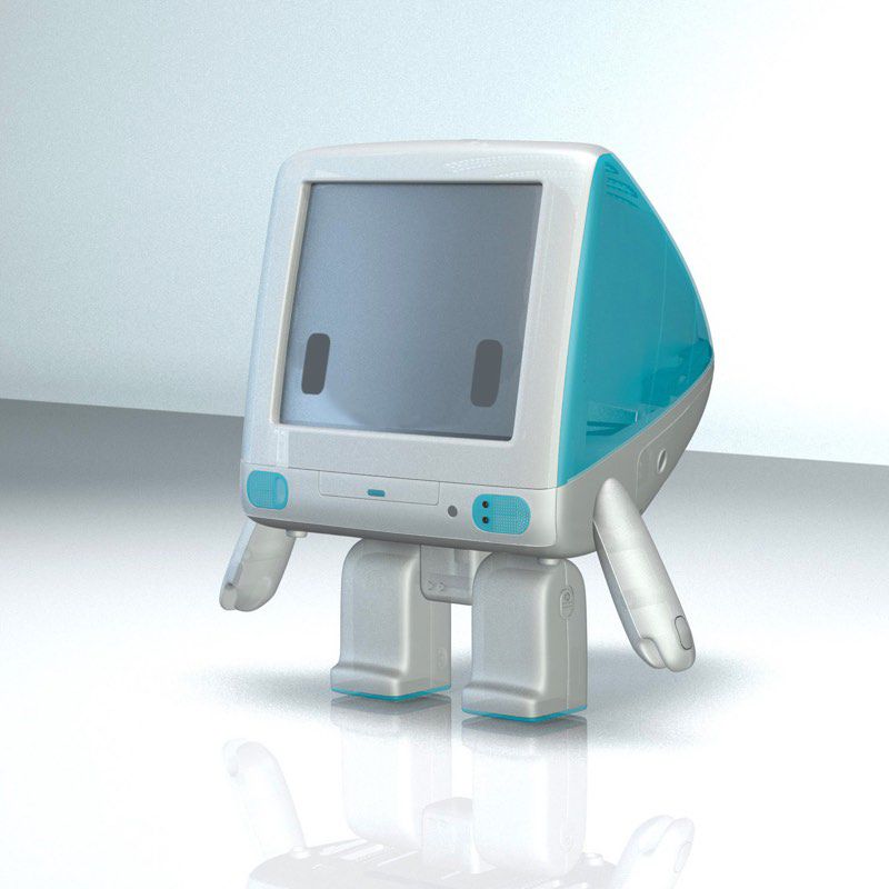 Designer Brings iMac G3 to Life With Cute iBot G3 Toy - MacRumors