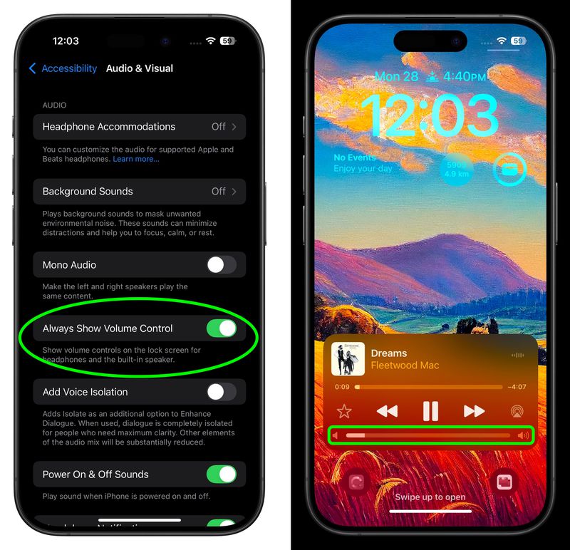 Bring the Volume Slider Back to Your iPhone Lock Screen - MacRumors