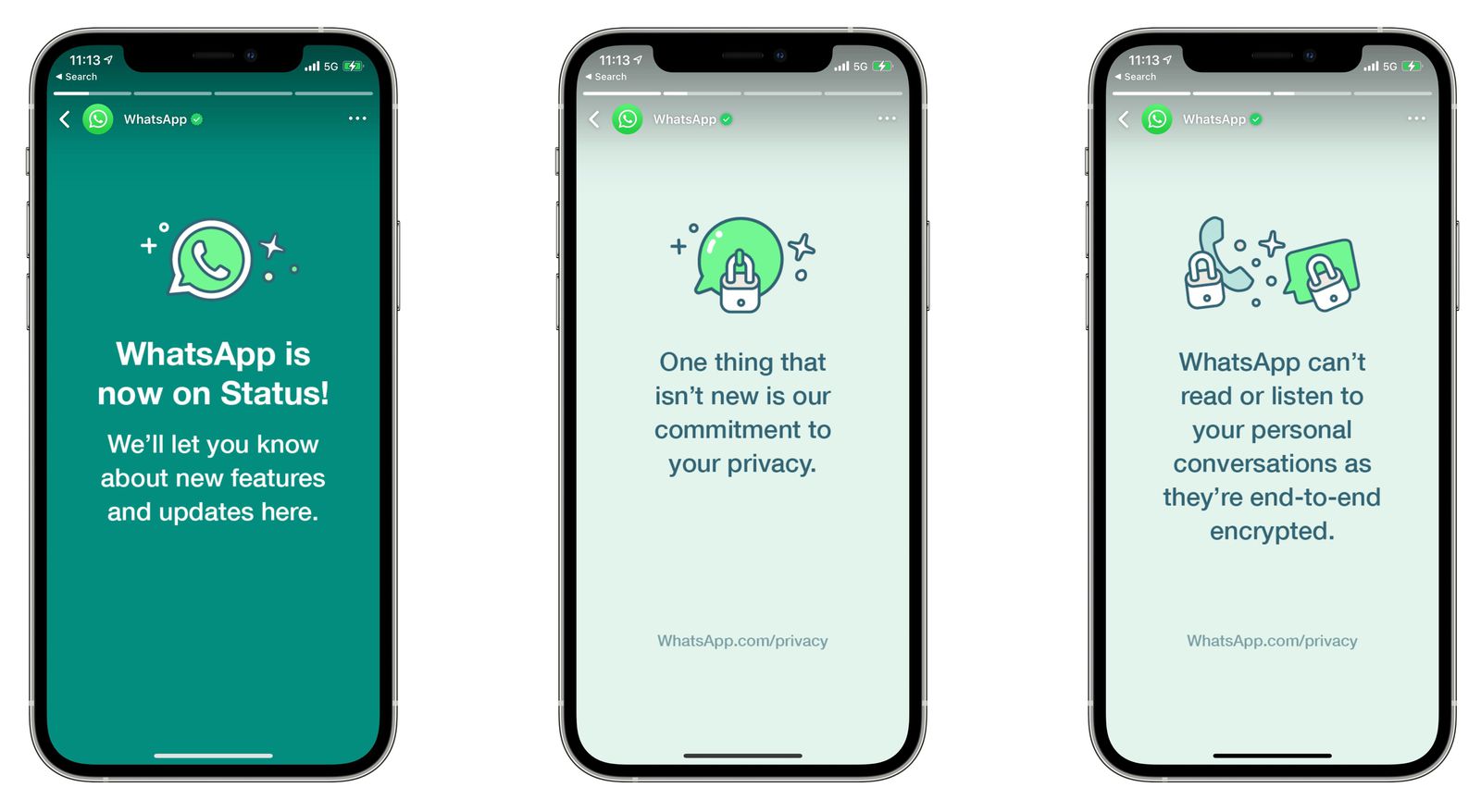 WhatsApp Uses Status Updates to Remind Users About Its Privacy ...
