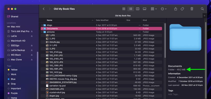 Reveal Hidden Folder Sizes in macOS Finder With These Tricks - MacRumors