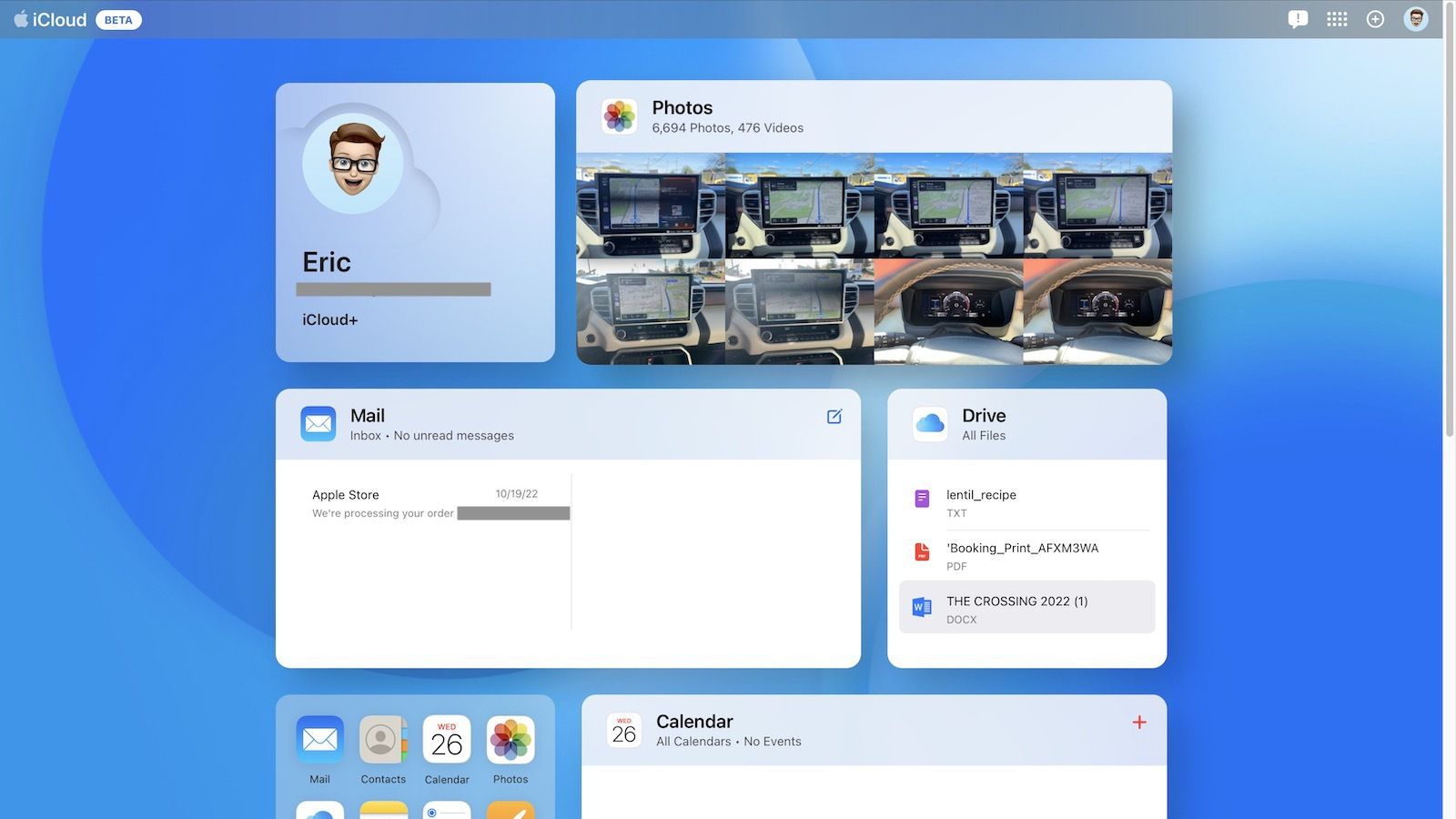 Apple Introduces New Test Design for iCloud Website - MacRumors