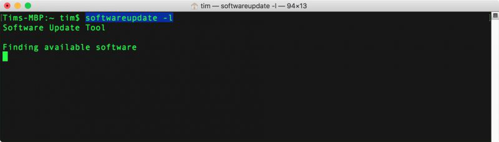 How To Update Macos Using A Simple Terminal Command Macrumors