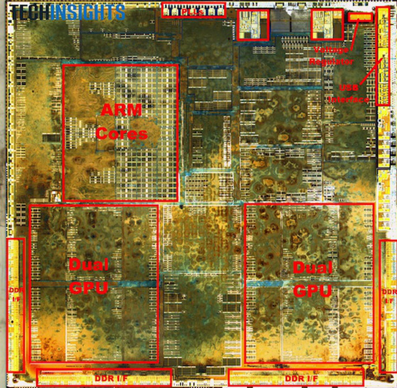 A5X Chip Floorplan Reveals Significant Space Required for Quad-Core ...