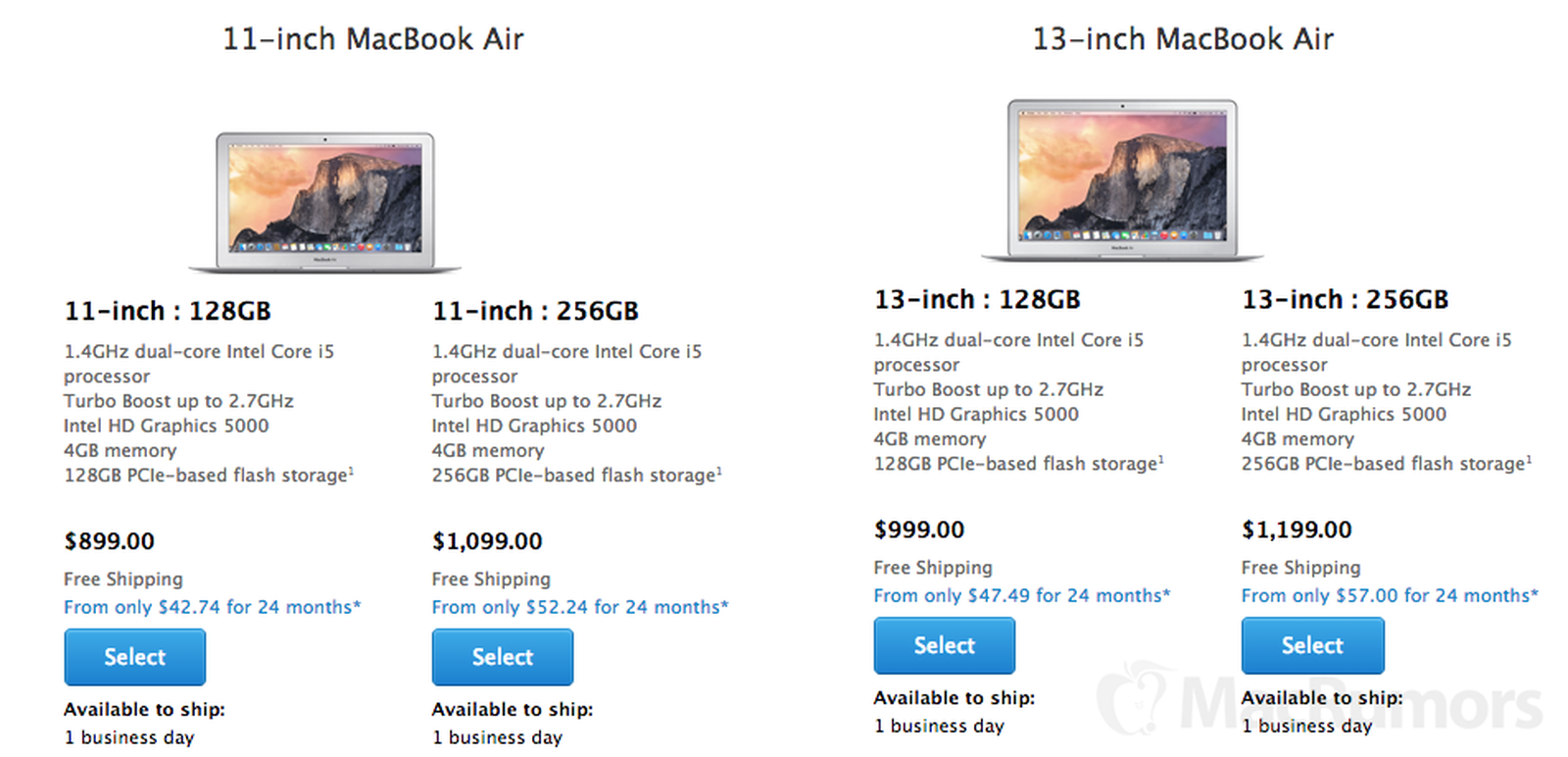 MacBook Air and 13" MacBook Pro Shipping Times Slip Ahead of Monday's ...