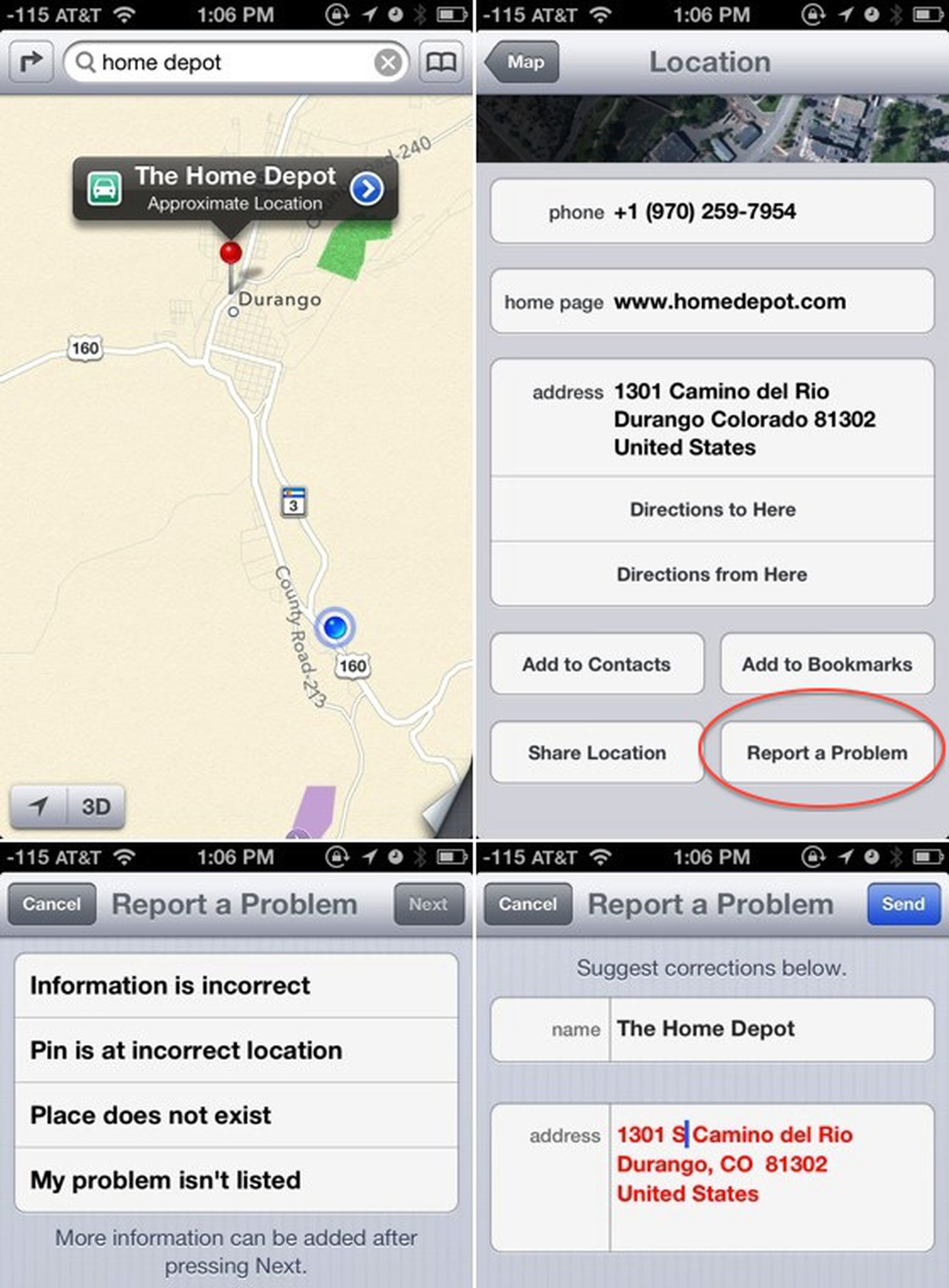 How To Report a Problem With iOS 6 Maps Data - MacRumors