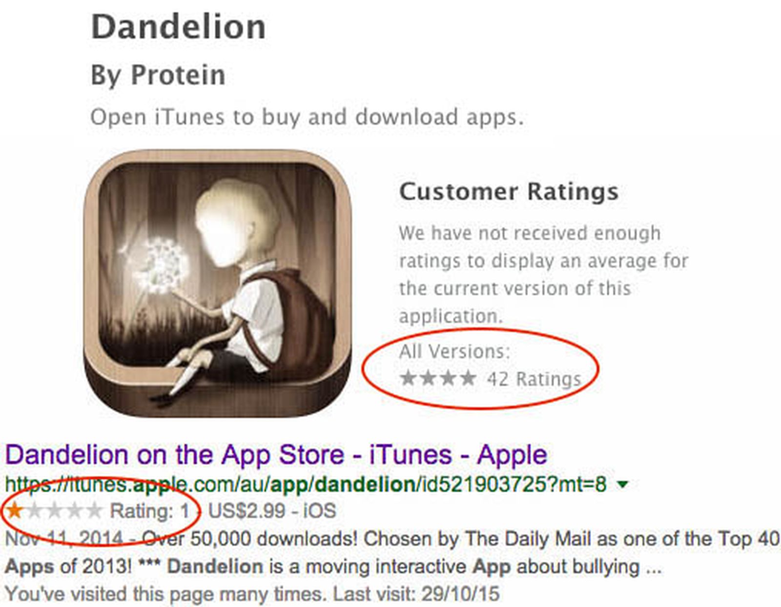 Google to Fix Incorrect 1-Star App Ratings in Search Results Next Week ...