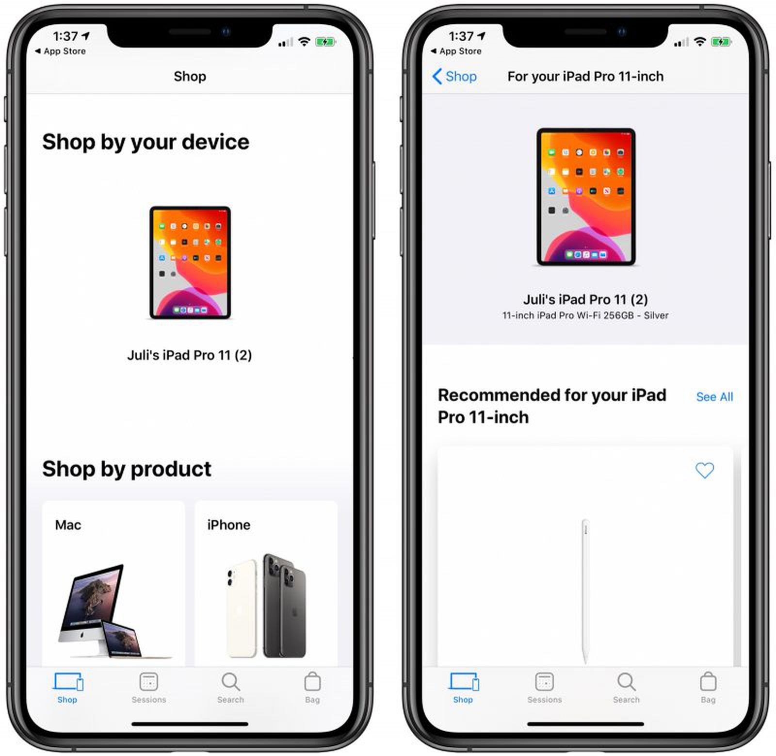 Apple Store App Gains Redesigned Shop Tab - MacRumors
