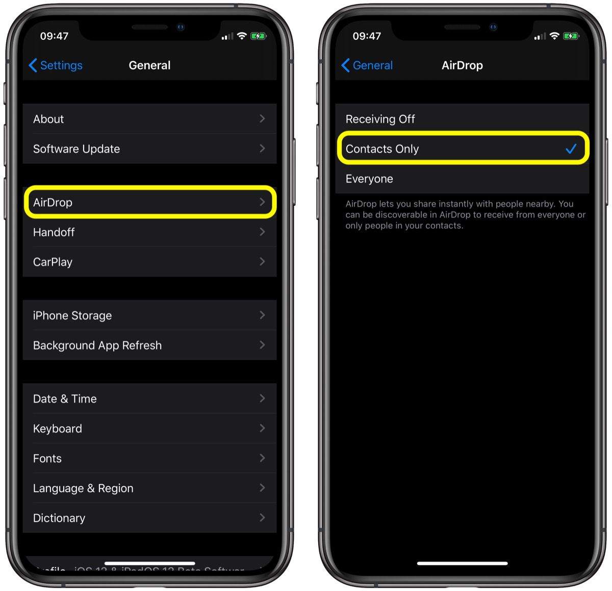 How to Prevent Unsolicited AirDrops to Your Apple Device - MacRumors
