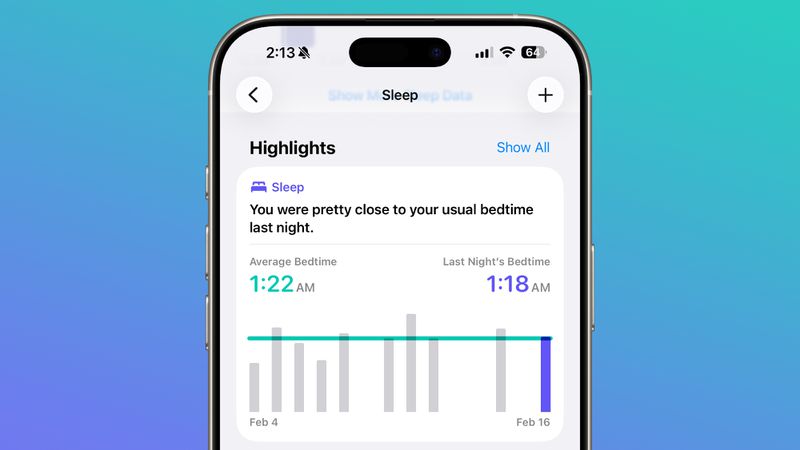 iOS 26.4 Adds Average Bedtime Metric and Restores Blood Oxygen to ...
