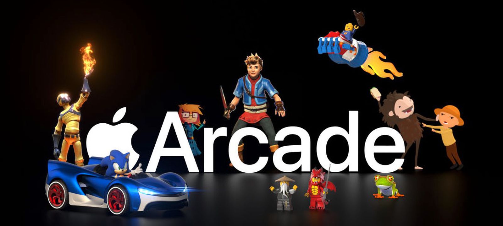 Apple Arcade Game Characters Let Loose on Apple's Website in Playful ...