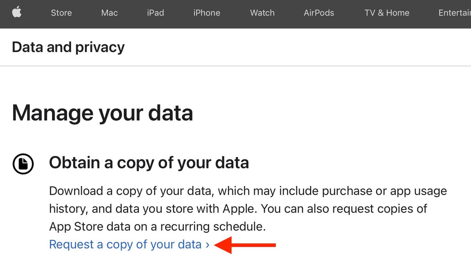 Get a Copy of Your Apple Account Data – Here's How - MacRumors