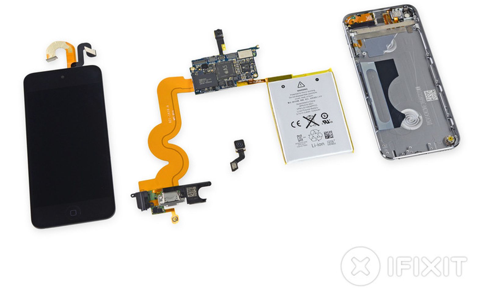 Teardown of New 16 GB iPod Touch Reveals Same Internals and Layout as ...