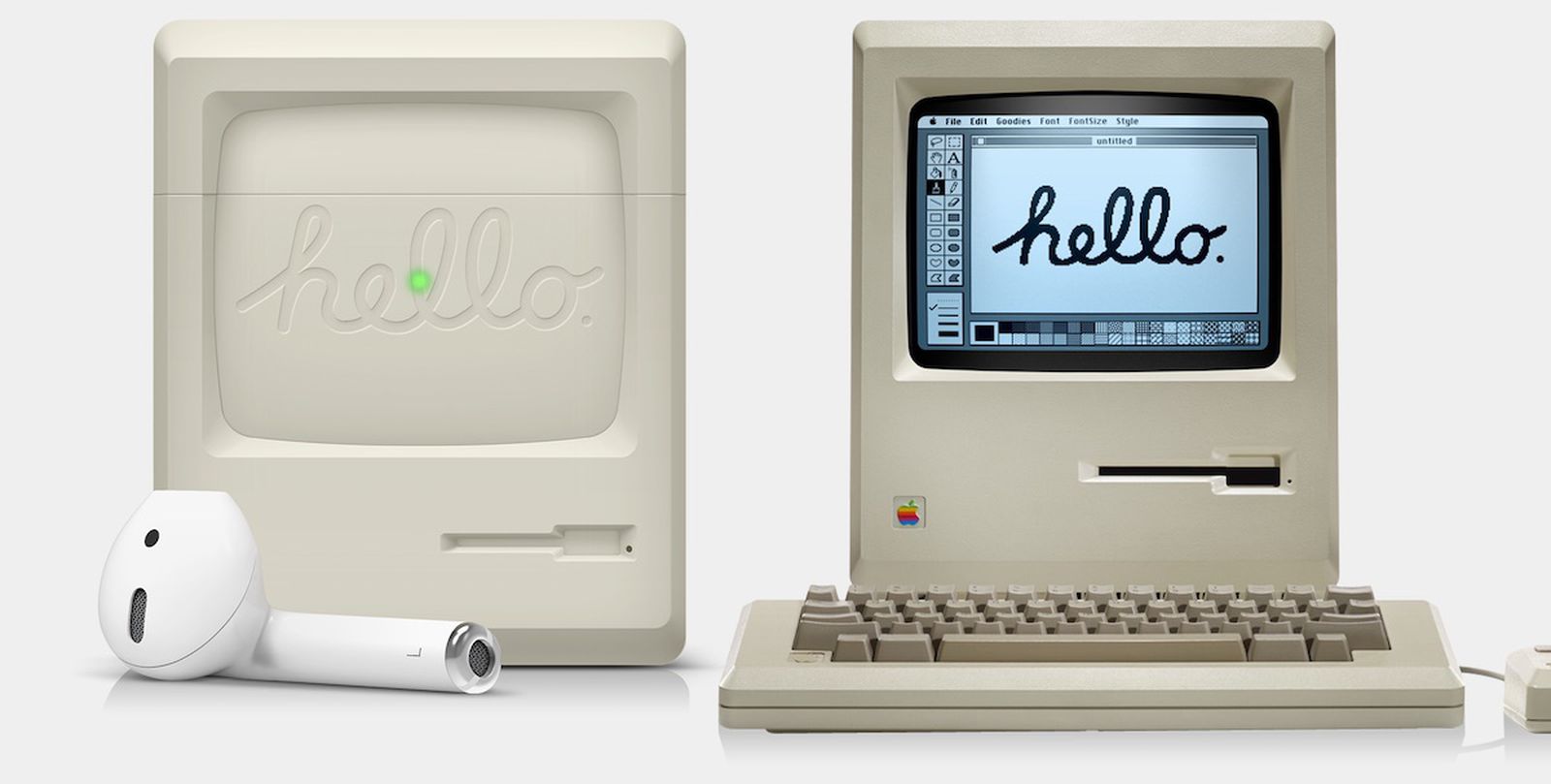 Elago Launches AirPods Case Themed After Original Macintosh - MacRumors