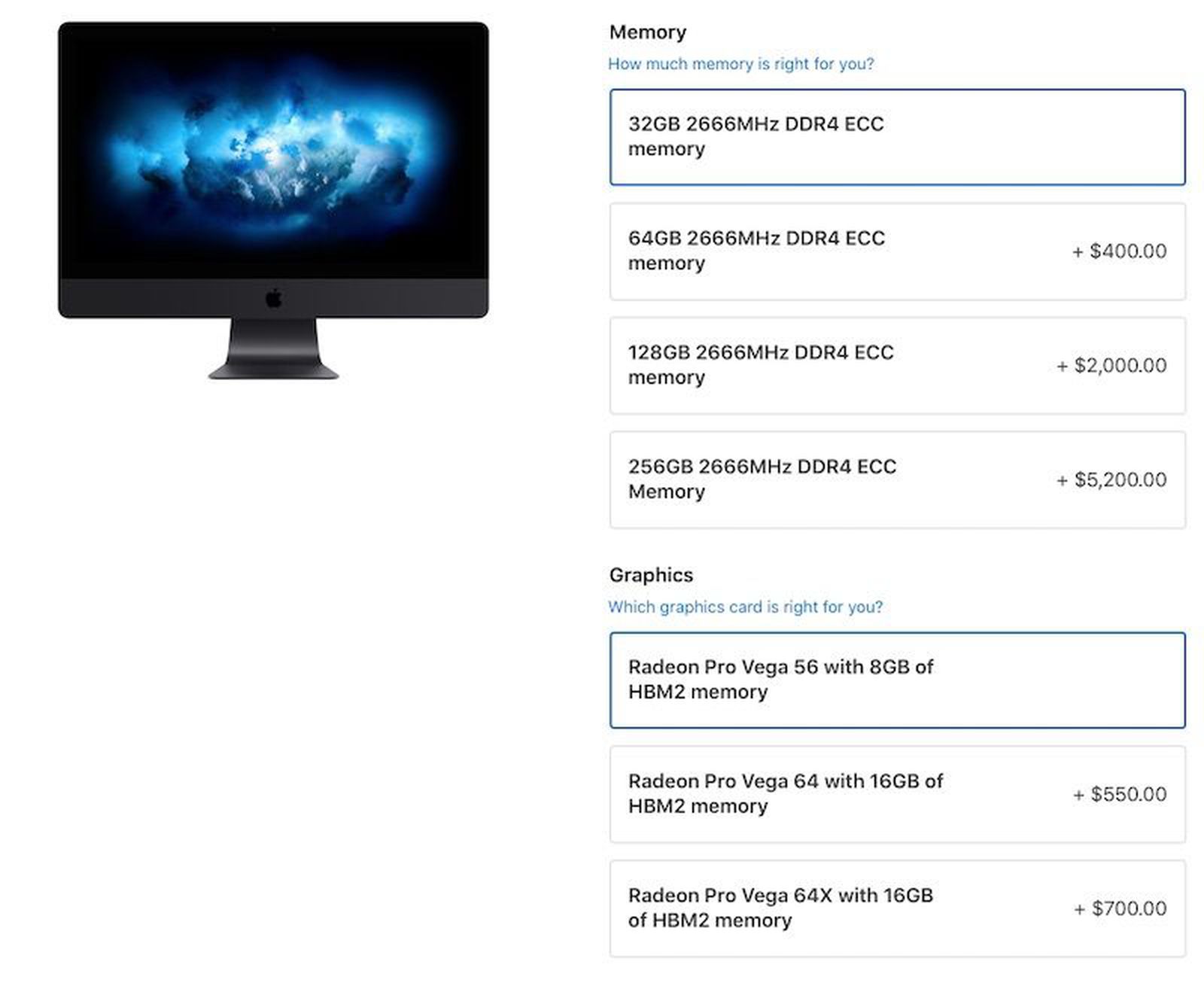 iMac Pro Updated With 256GB RAM and Radeon Pro Vega 64X Graphics ...