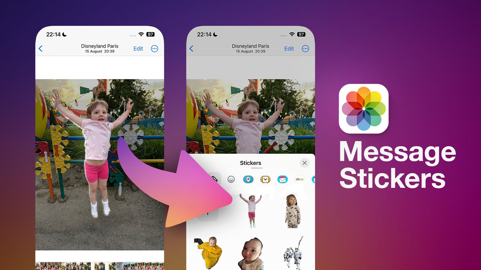 iOS 17: How to Turn Your Photo Subjects into Message Stickers - MacRumors