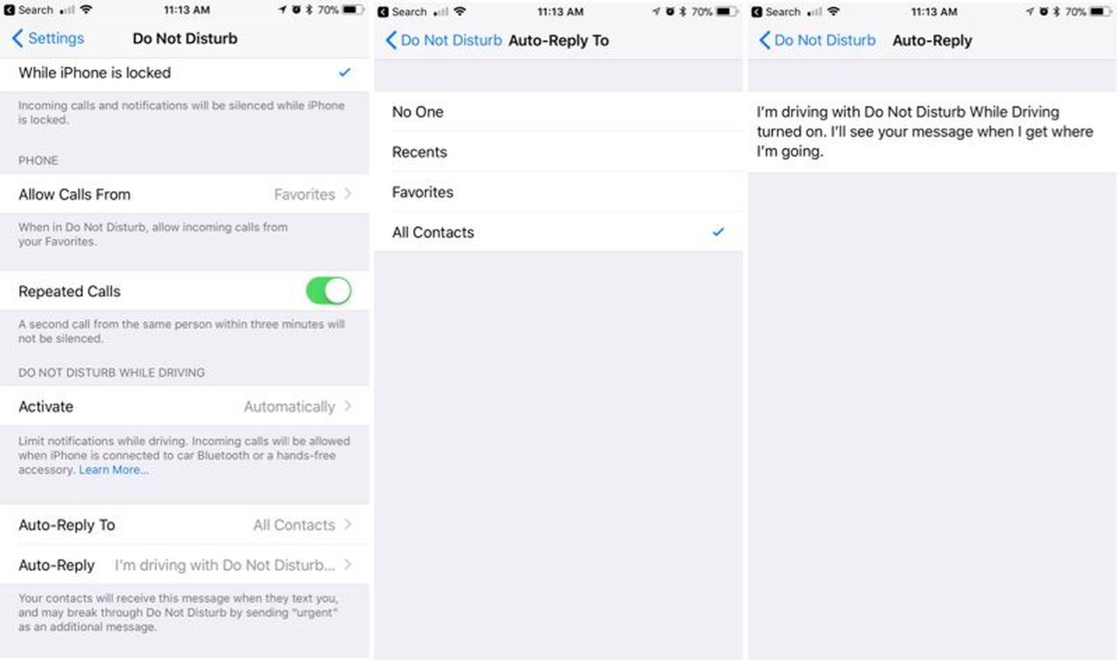 How to Use Do Not Disturb While Driving - MacRumors