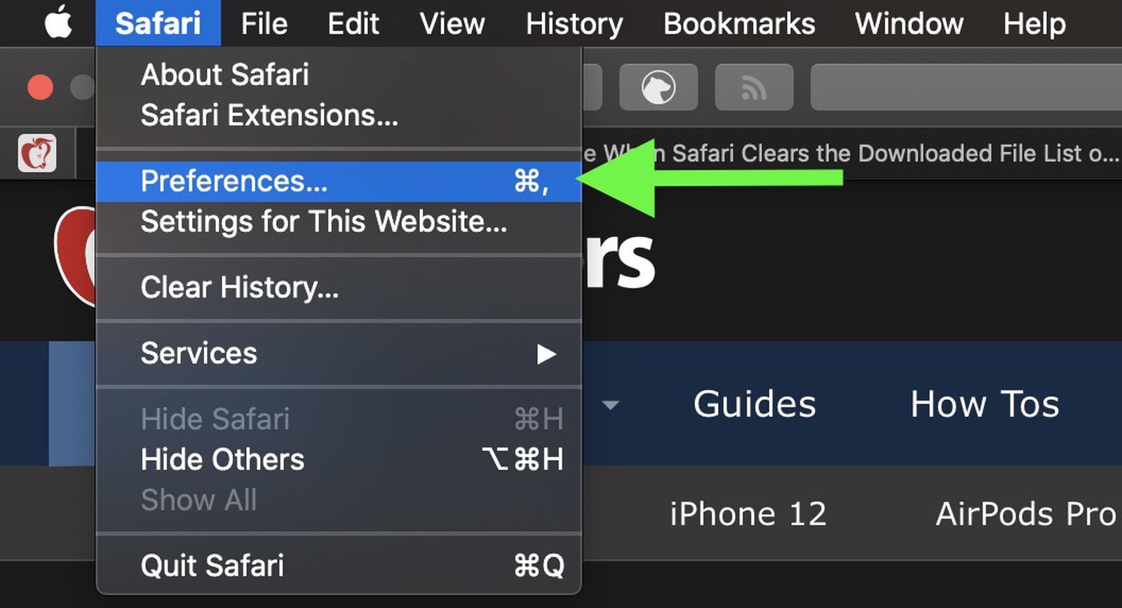 How to Choose When Safari Clears the Downloaded File List on Your Mac ...