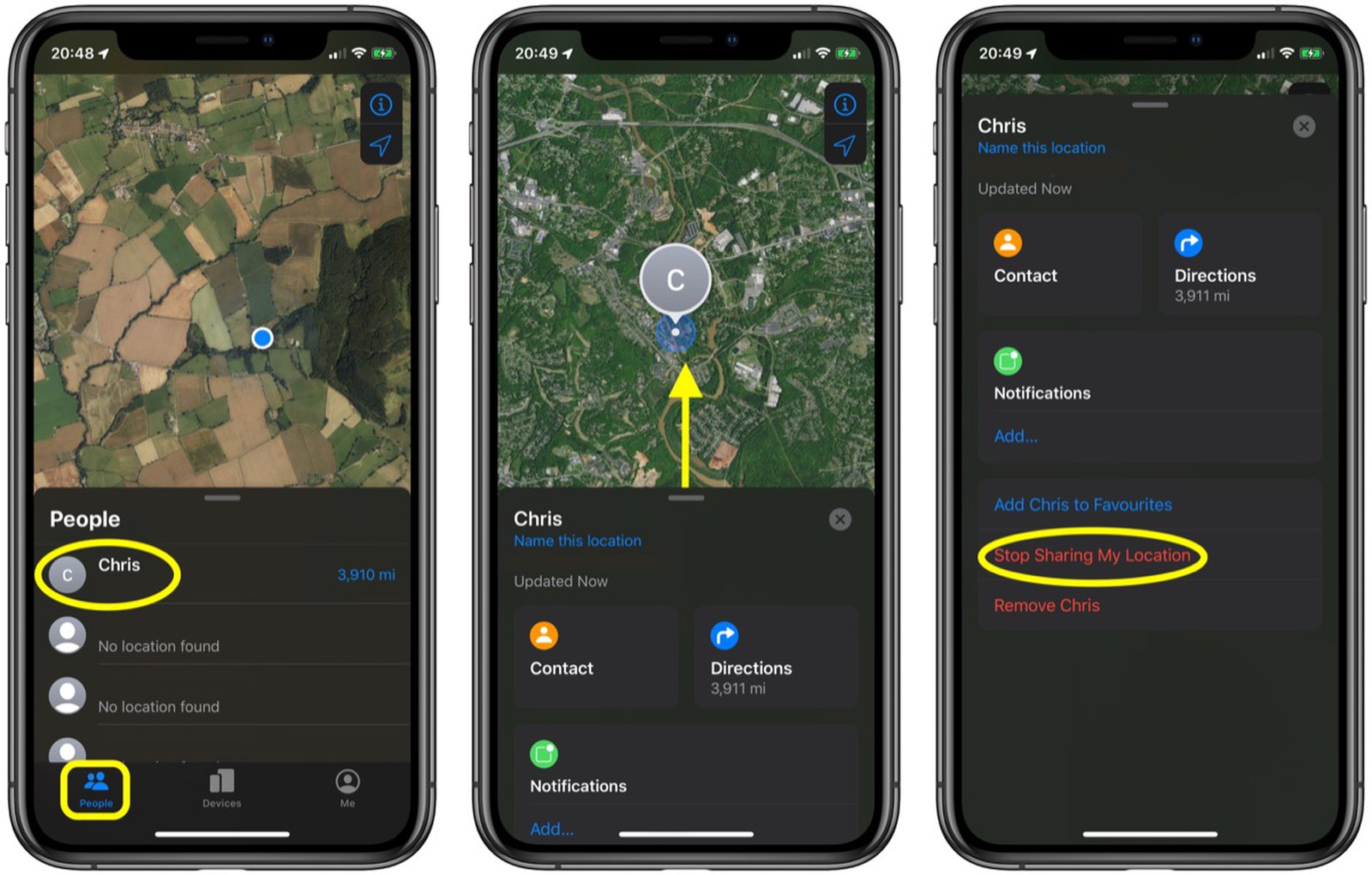How To Stop Sharing Your Location With A Friend Using Find My MacRumors