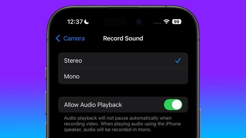 iOS 18: Capture iPhone Audio Playback When Recording Video - MacRumors