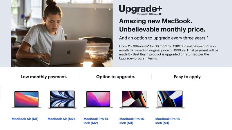 Best Buy's 'Upgrade+' Program Lets Customers Get a New Mac Laptop Every Three Years With Monthly ...