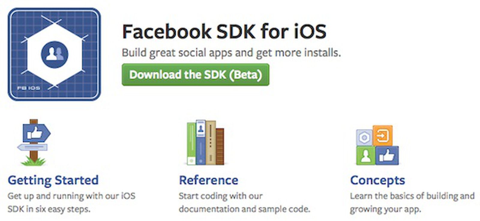 Facebook Launches SDK 3.0 Beta for iOS, New Dev Center - MacRumors