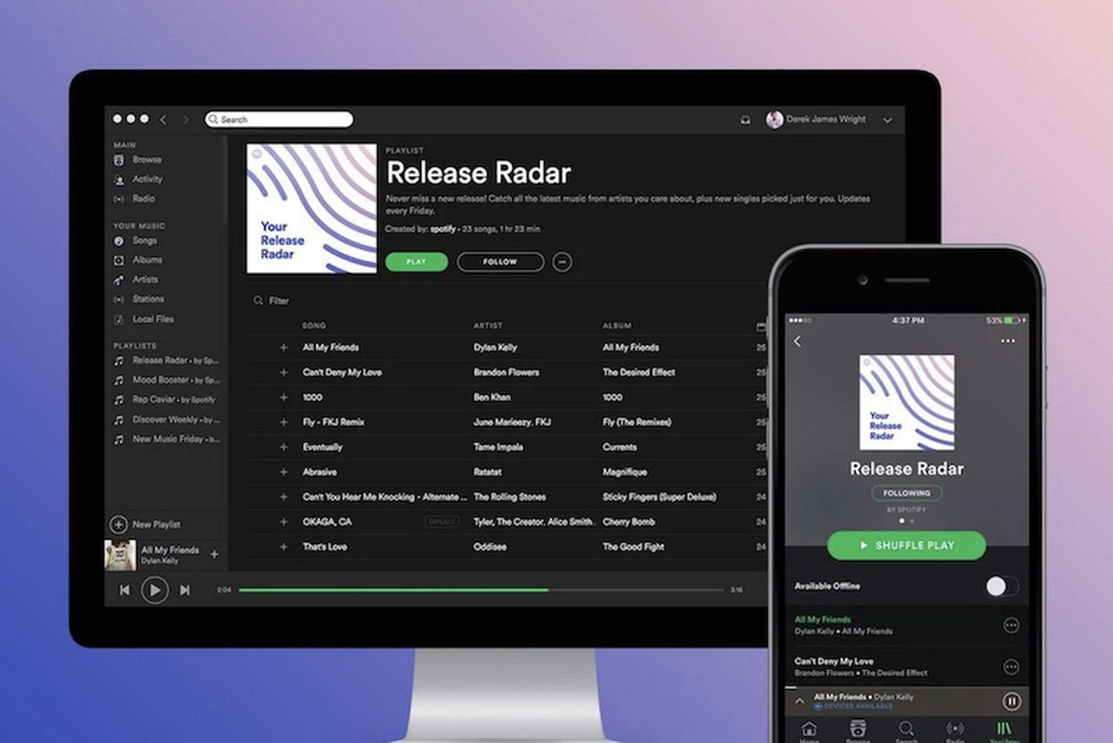Spotify Debuts 'Release Radar' to Suggest New Music Based on Favorite ...