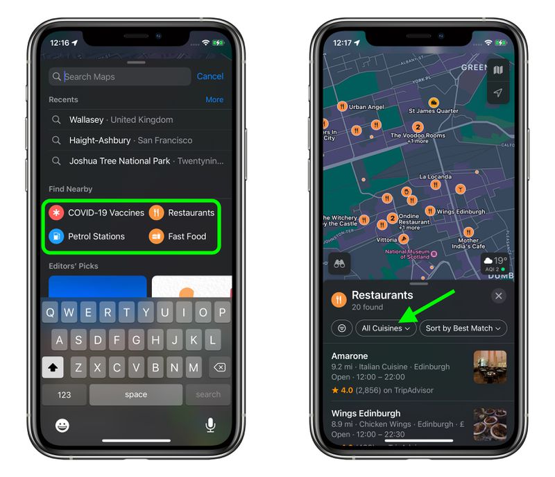 iOS 15: How to Filter Search Results in Maps - MacRumors