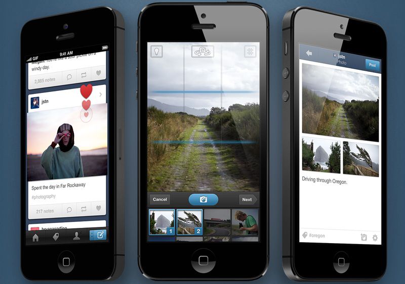 Tumblr Update Adds New Camera Interface and Photosets - MacRumors