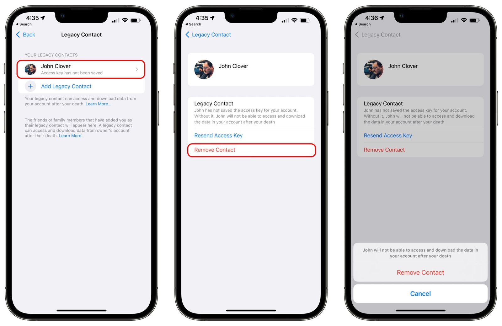Apple's Legacy Contact Feature: Family Access For Photos and Data After ...