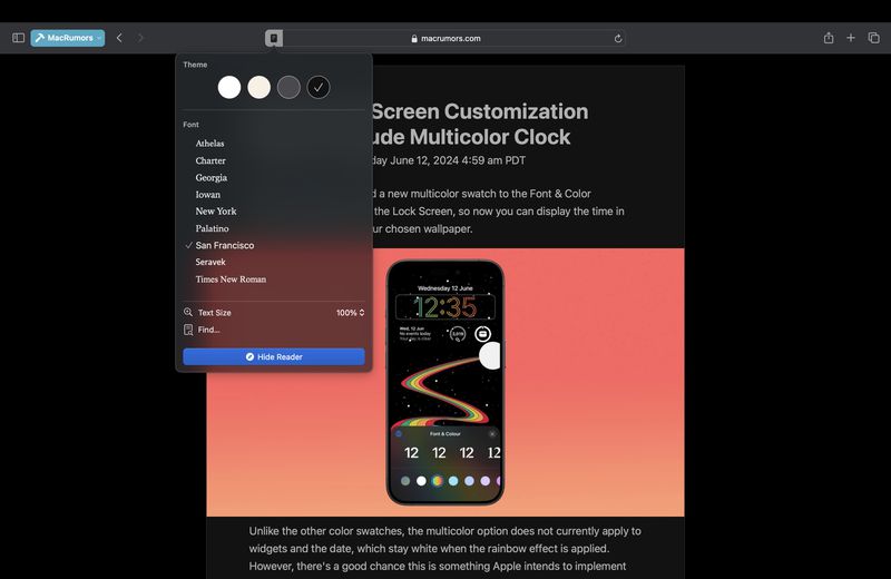 Safari 18 Features: Highlights, New Reader Mode, and Video Viewer ...