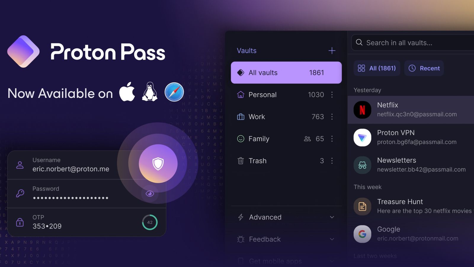 Proton Pass Multi-Platform Password Manager Launches on macOS - MacRumors