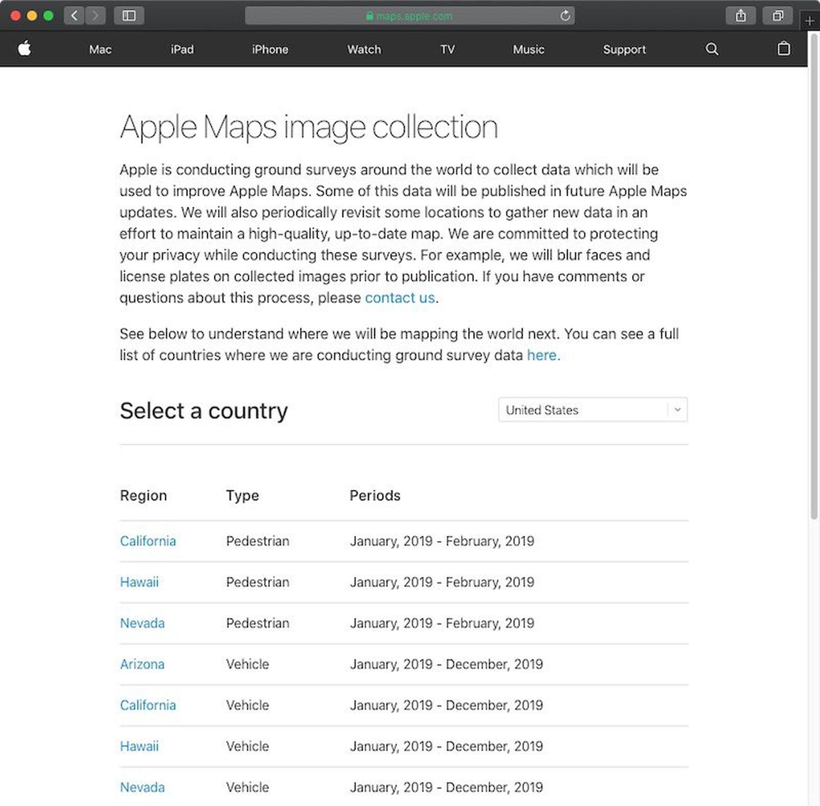 Apple Maps Launches Revamped Data Collection Website - MacRumors