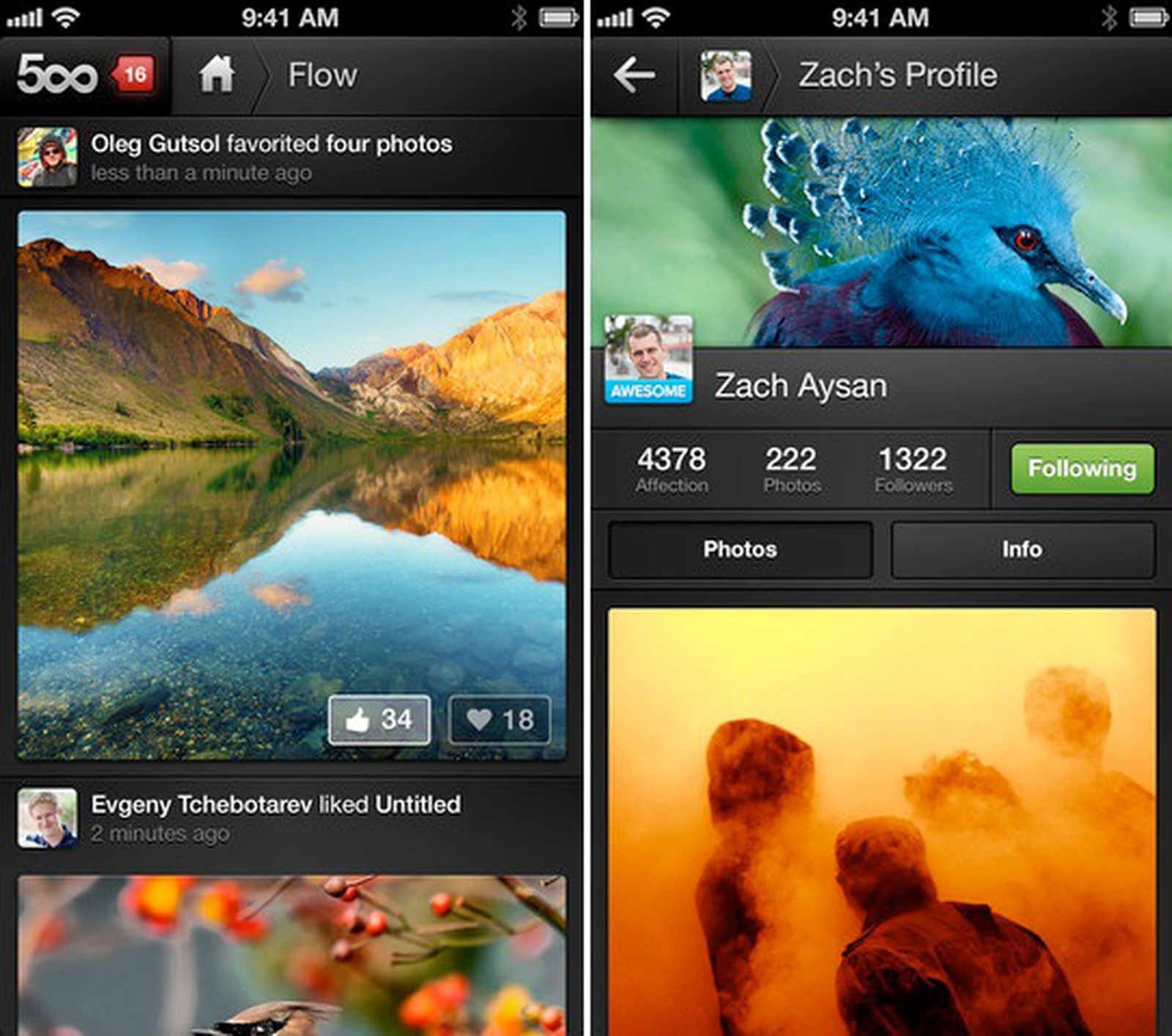 500px Updated with Performance Enhancements and Flow for iPad - MacRumors