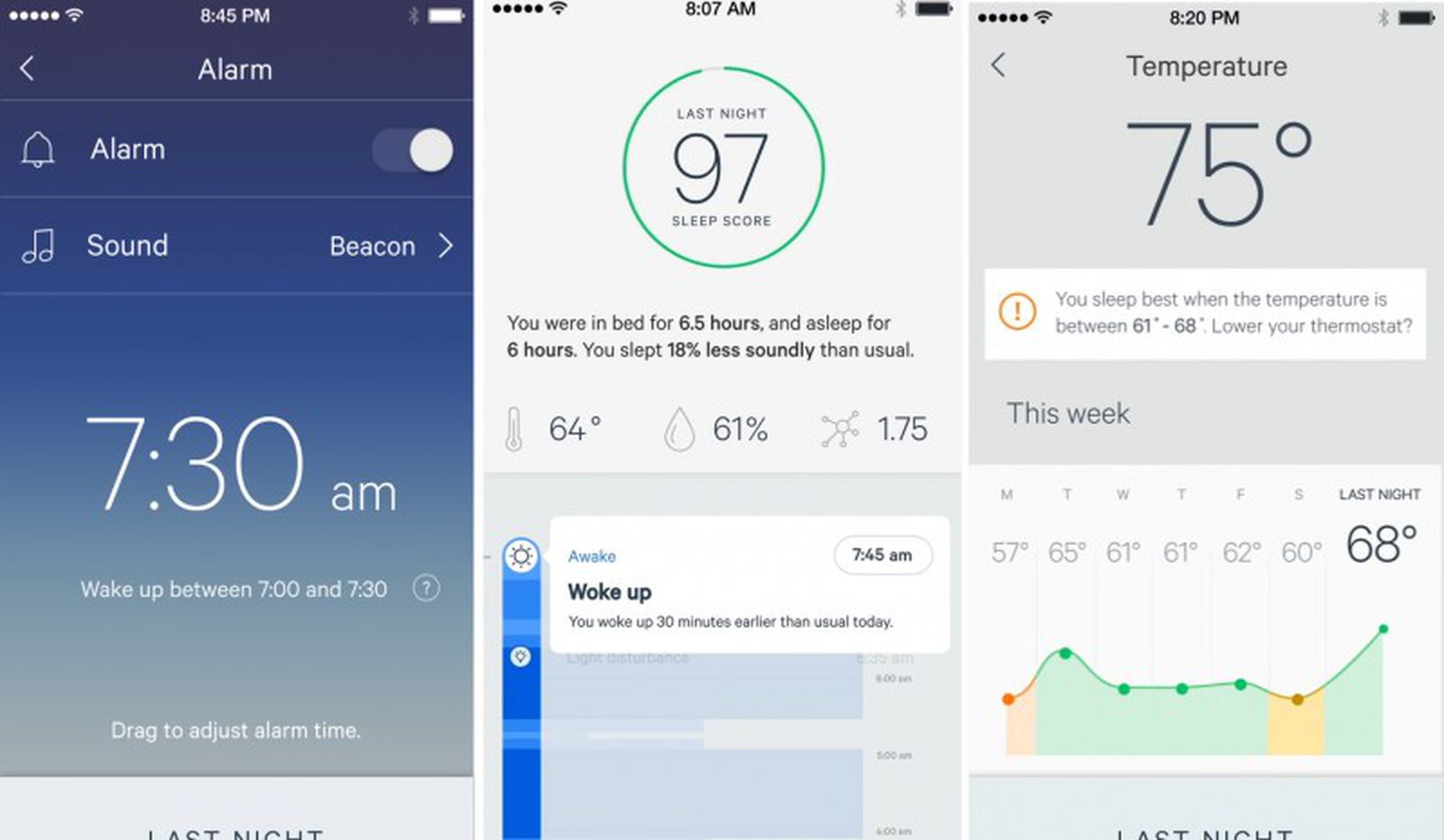 Sense Sleep Monitor Tracks Sleep Behavior and Bedroom Environment ...