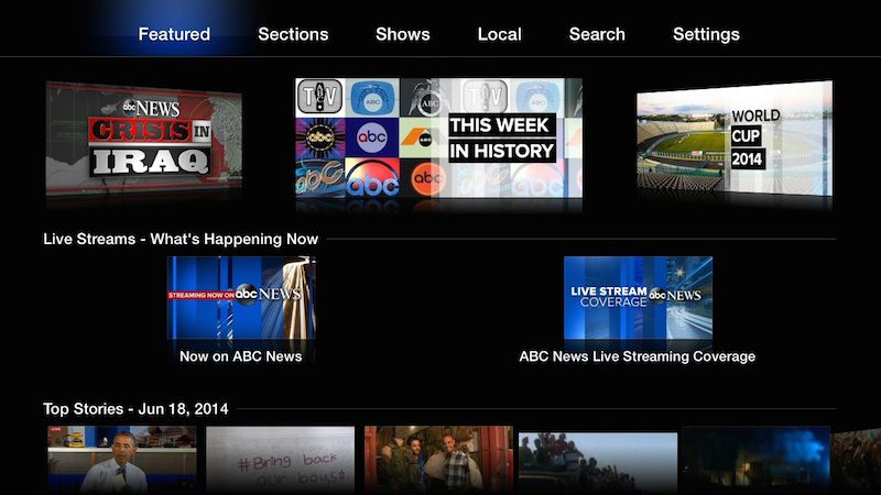 ABC News Comes to Apple TV with Live and On-Demand Video, Local News ...