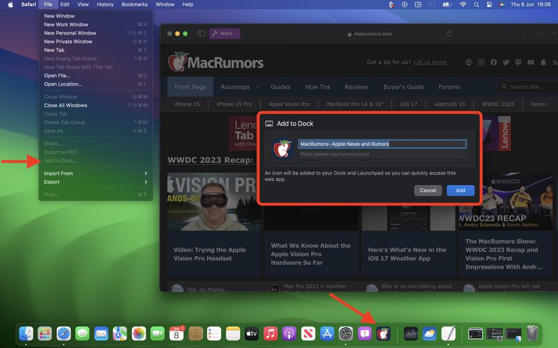 How to Turn Websites into Standalone Mac Apps in macOS - MacRumors How to Turn Websites into Standalone Mac Apps in macOS - MacRumors