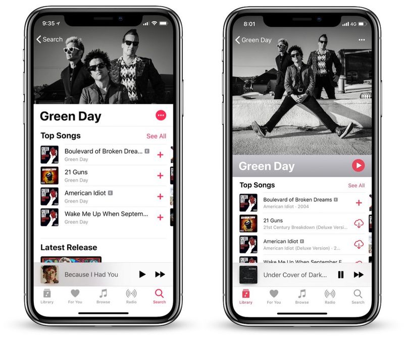 Apple Music Artist Profiles Get Redesign in iOS 12 Beta With Enlarged ...