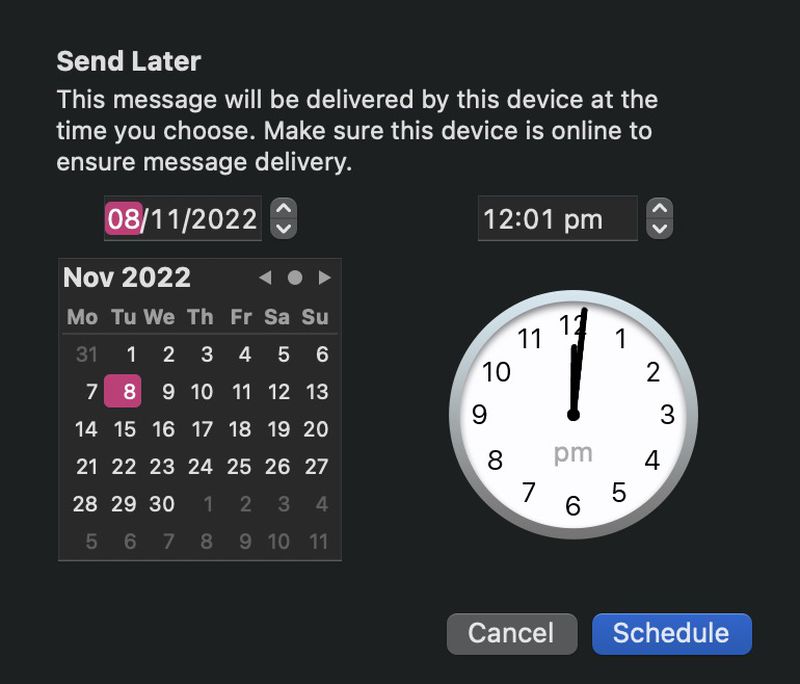 macOS: How to Use Scheduled Send in Apple Mail - MacRumors