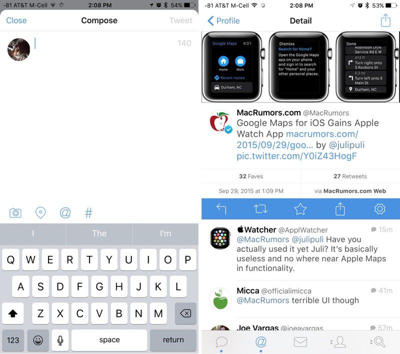 'Tweetbot 4' Debuts With Universal iPad Support, Split-Screen Multitasking and New Activity View ...