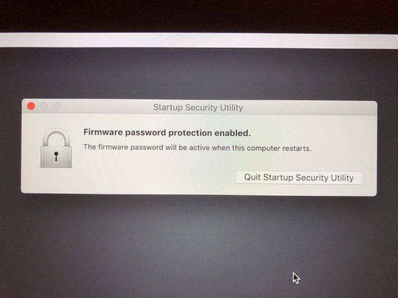 How To Set A Firmware Password On Your Mac Macrumors