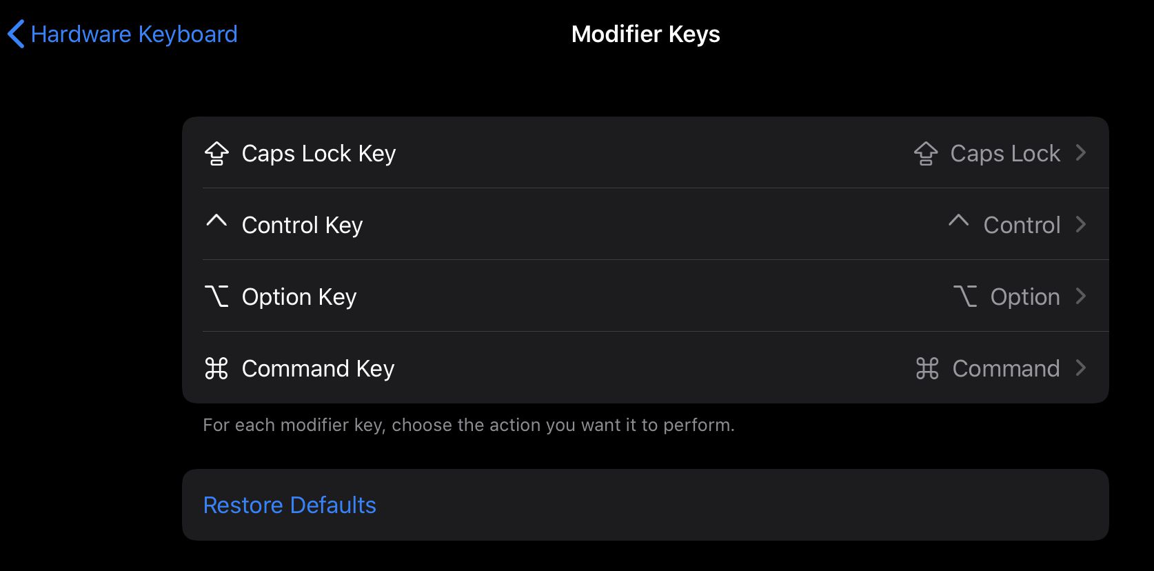 How to Remap Modifier Keys on iPad When Using a Keyboard - MacRumors