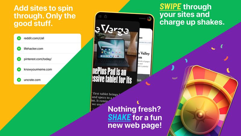Web Roulette for iPhone Lets You Swipe Through Your Favorite Websites ...