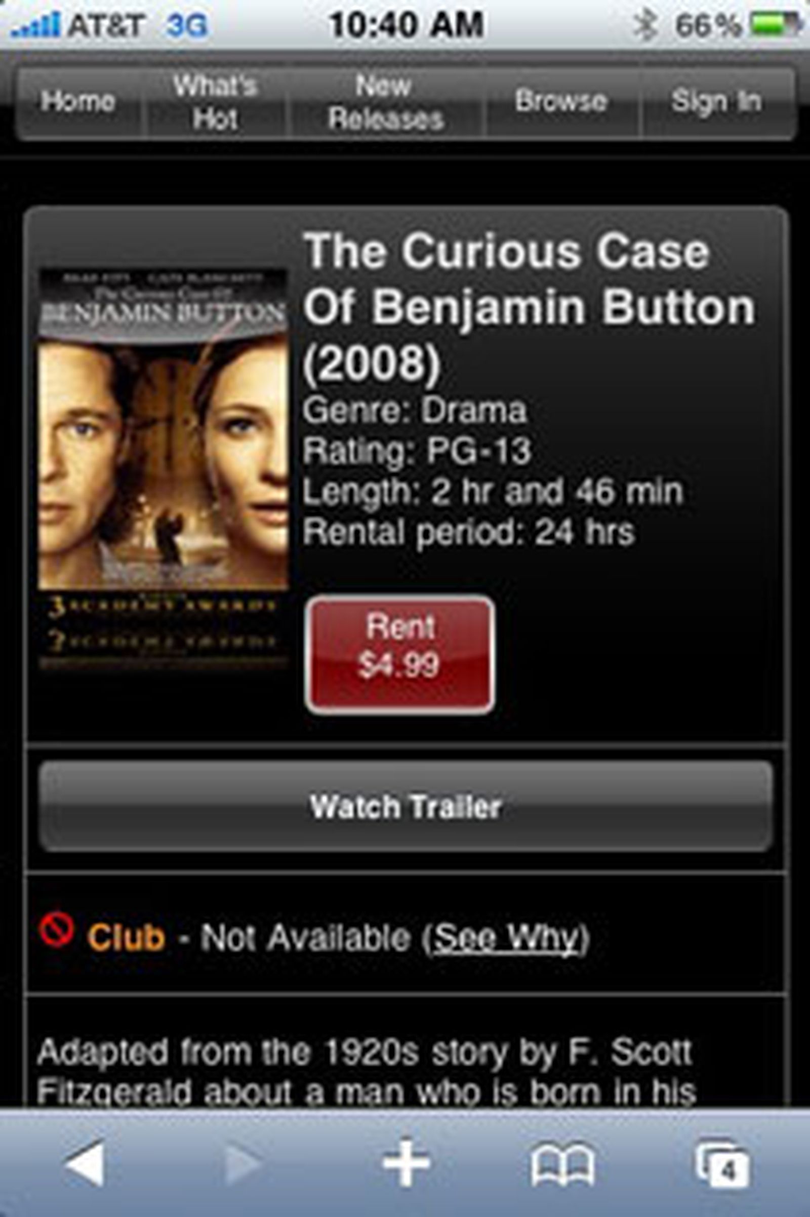 mSpot Now Offering Streaming Movie Rentals on iPhone - MacRumors