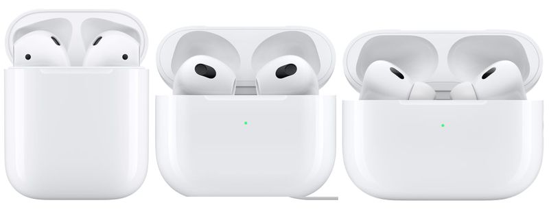 Here's the New AirPods Lineup: AirPods 2, AirPods 3, AirPods Pro 2 and ...