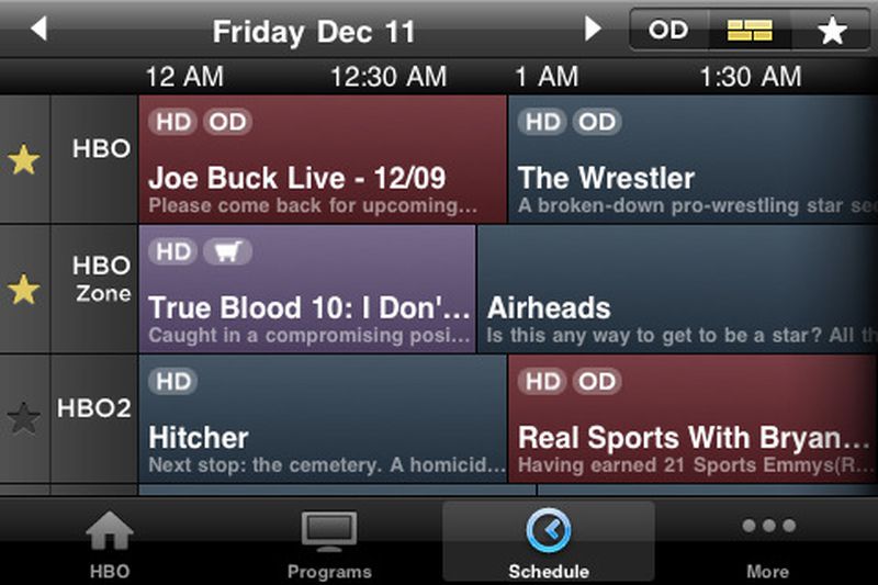 HBO Releases Application for iPhone - MacRumors