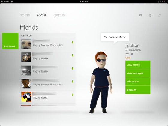 Official Xbox Live App Hits the iPad and iPhone - MacRumors
