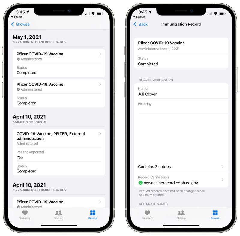 What's New With the Health App in iOS 15: Data Sharing, Lab Result ...